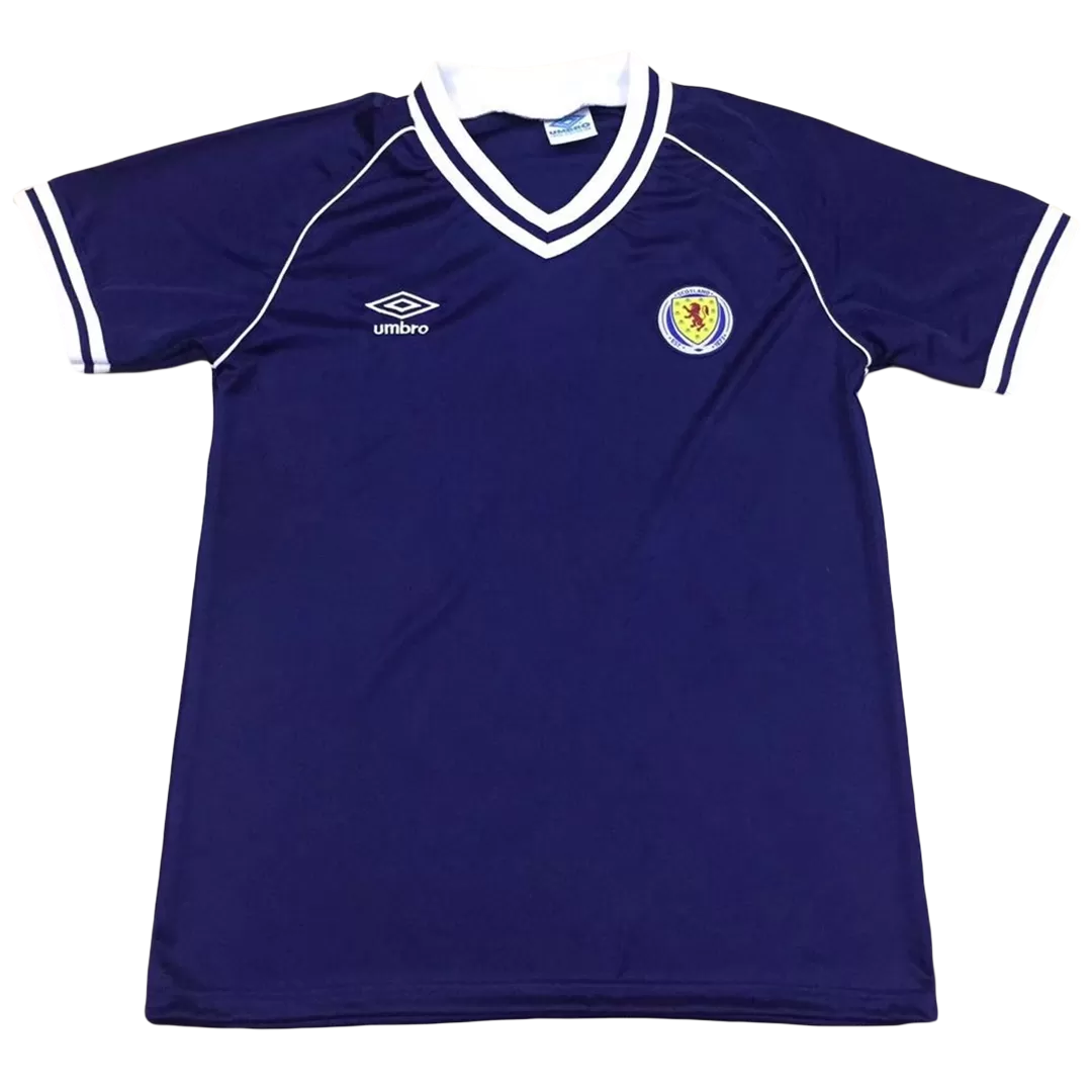 Retro 1982 Scotland Home Soccer Jersey