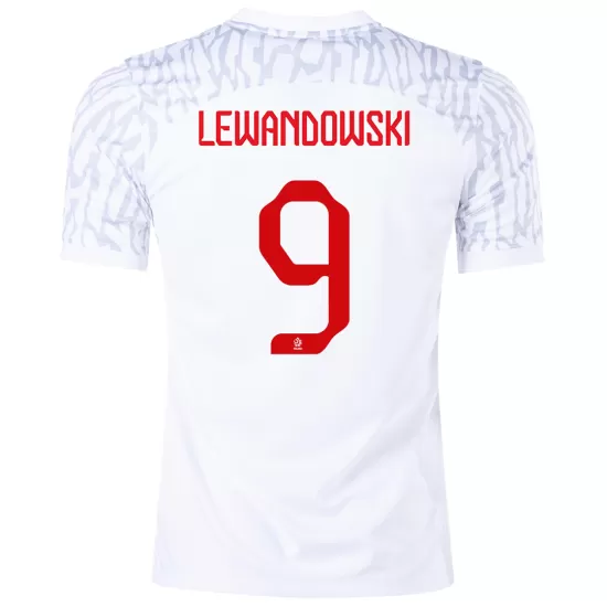 2022-2023 Poland Home Shirt (Lewandowski 9) – Shop Official Football ...