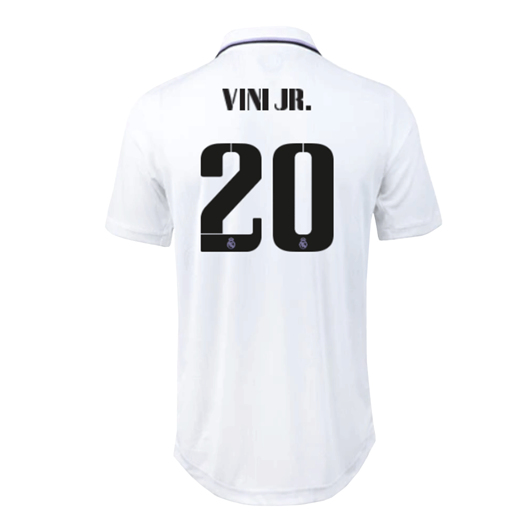 Authentic VINI JR. #20 Real Madrid Home Soccer Jersey 2022/23