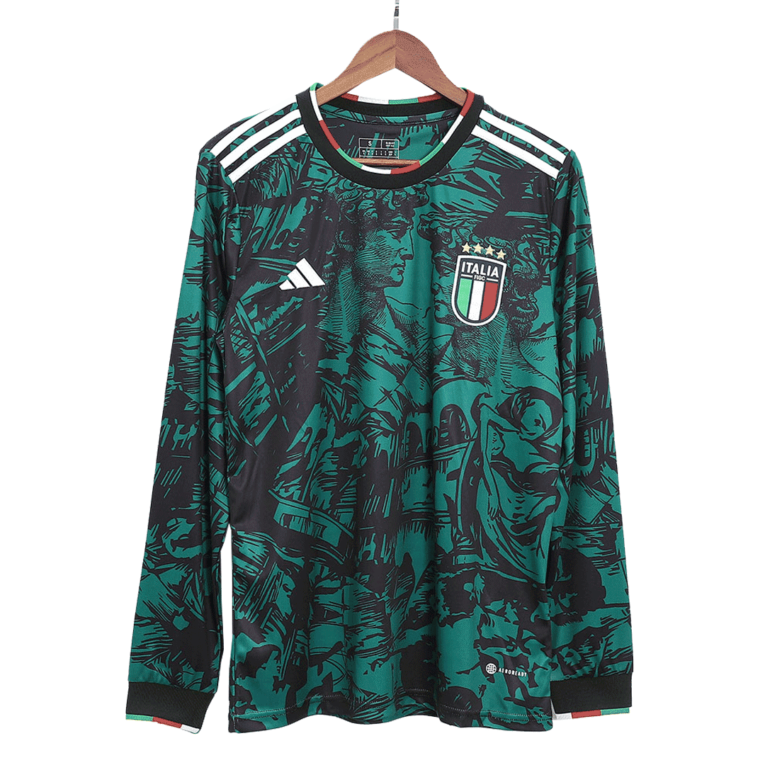 Italy X Renaissance Long Sleeve Soccer Jersey 2023